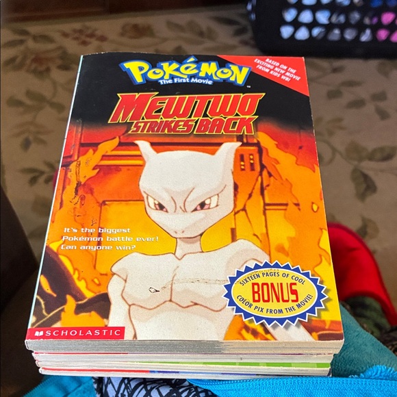 Scholastic | Other | Scholastic Pokmon Mewtwo Strikes Back Book Red ...